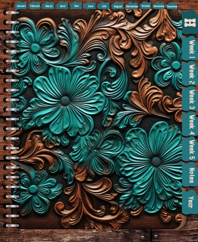 2026 Western Interactive Planner - Etsy