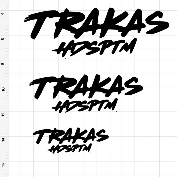 Trakas Hdspm Decal - Etsy