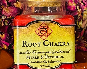 Muladhara Root Chakra Pyramid Candle Red - Etsy