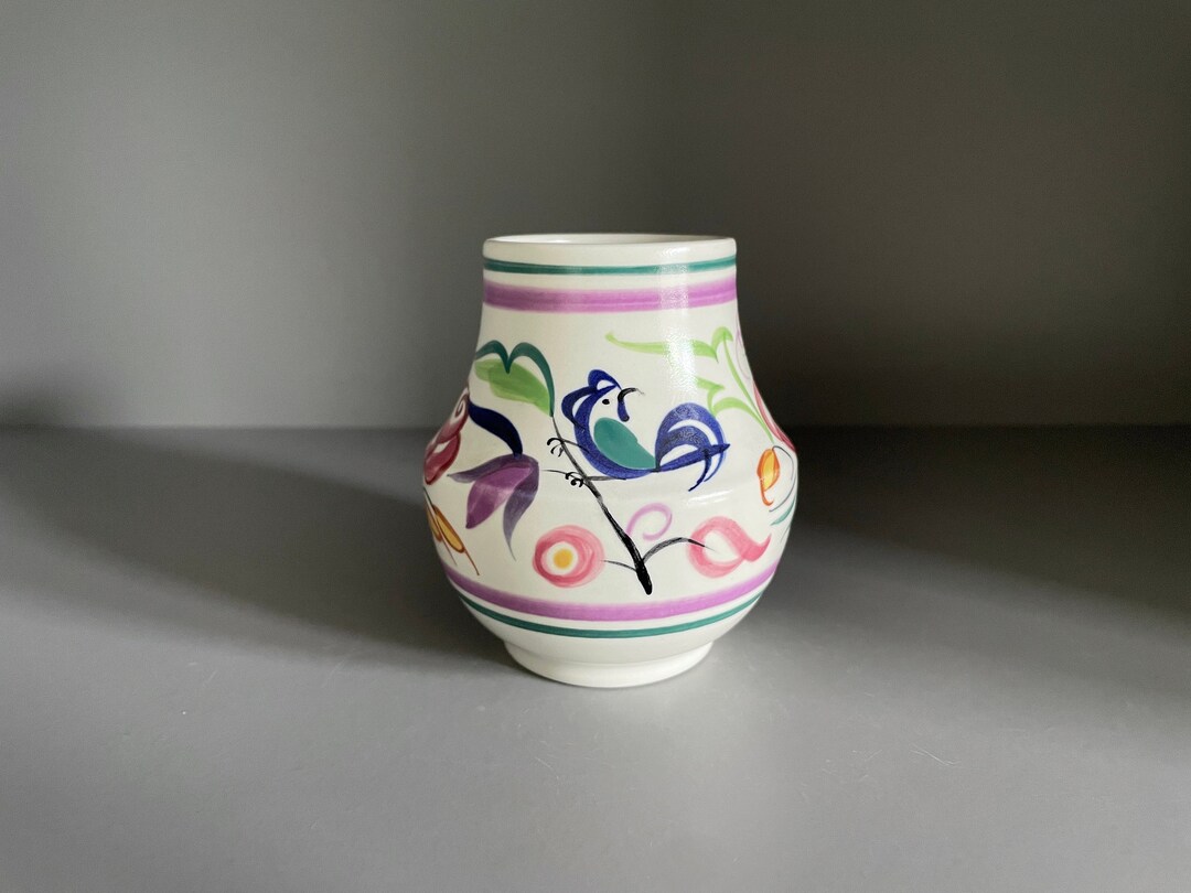 Poole Pottery Traditional Ware Posy Vase in the Attractive Blue ...