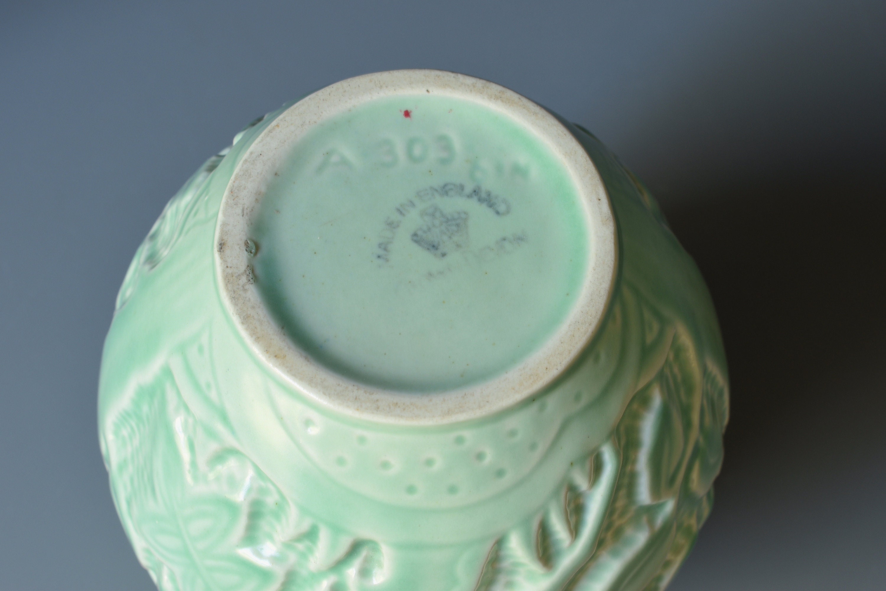 Crown Devon Stag Vase Fielding's Moulded Embossed Mint - Etsy UK