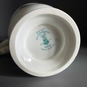 Crown Staffordshire 1/2 Pint Milk Jug in the Botanical Christmas Roses ...