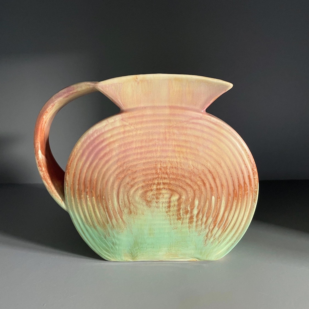 Sylvac 1175 Vase, Pilgrim Shape Jug-vase, Round Narrow Vase With Flat ...