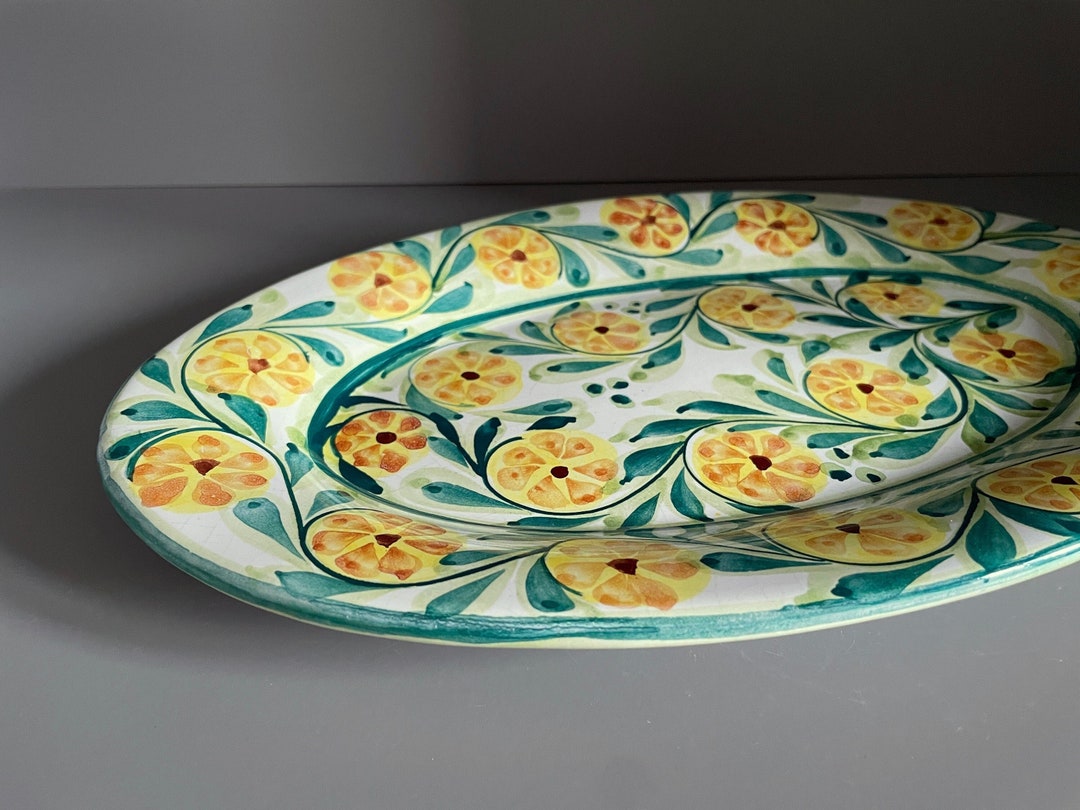 Porches Pottery Portugal Large Oval Platter Hand Painted - Etsy UK