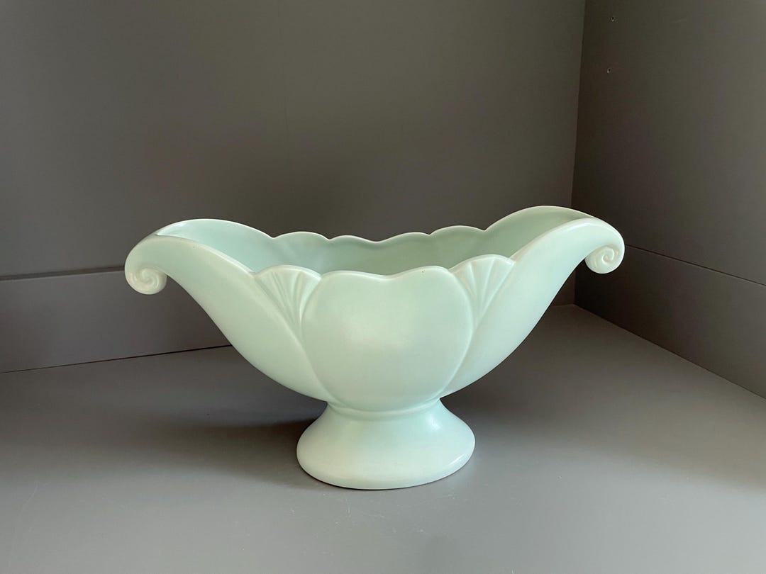 Arthur Wood Upton Mantle Vase, Mint Green Satin Glaze, Vintage 1950s ...