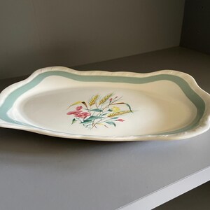Alfred Meakin Serving Plate, Harvest Bouquet Pattern With Ears of Corn ...