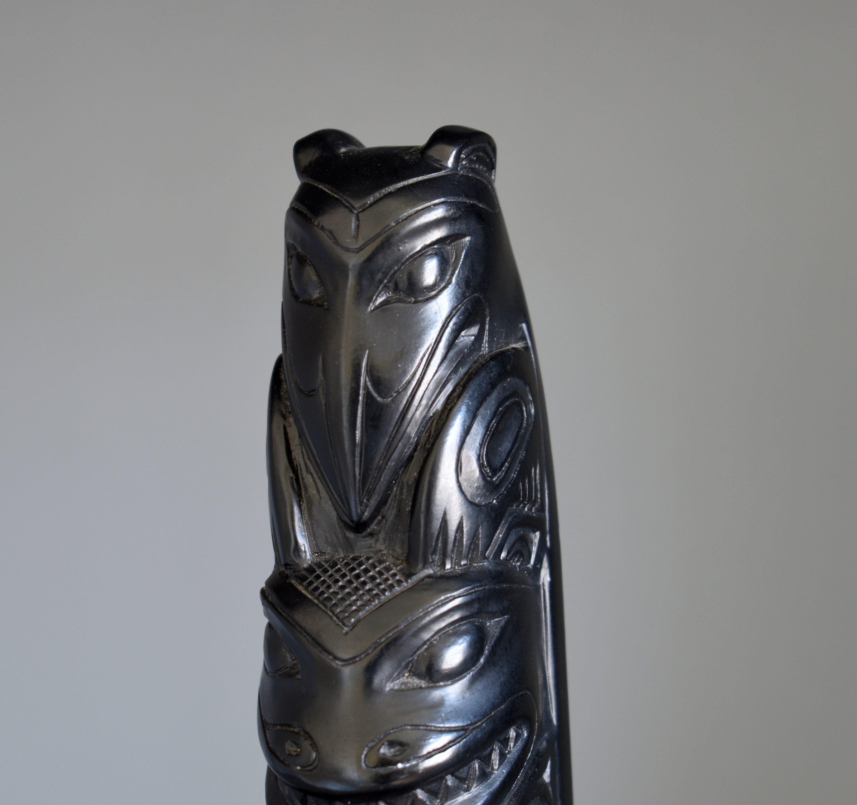 Boma Totem Raven Frog Beaver Cast Resin Reproduction Made - Etsy Canada