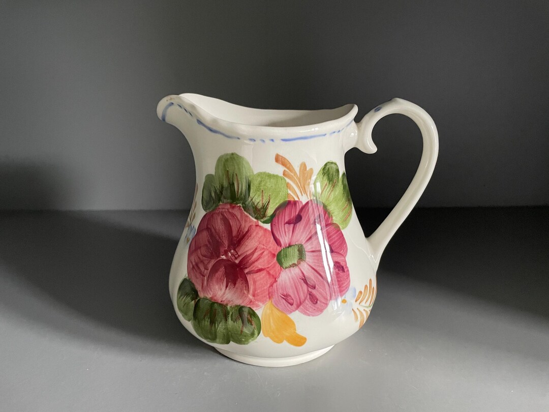 Simpsons Belle Fiore Jug (1 Pint) Chanticleer Shape, Light Blue ...