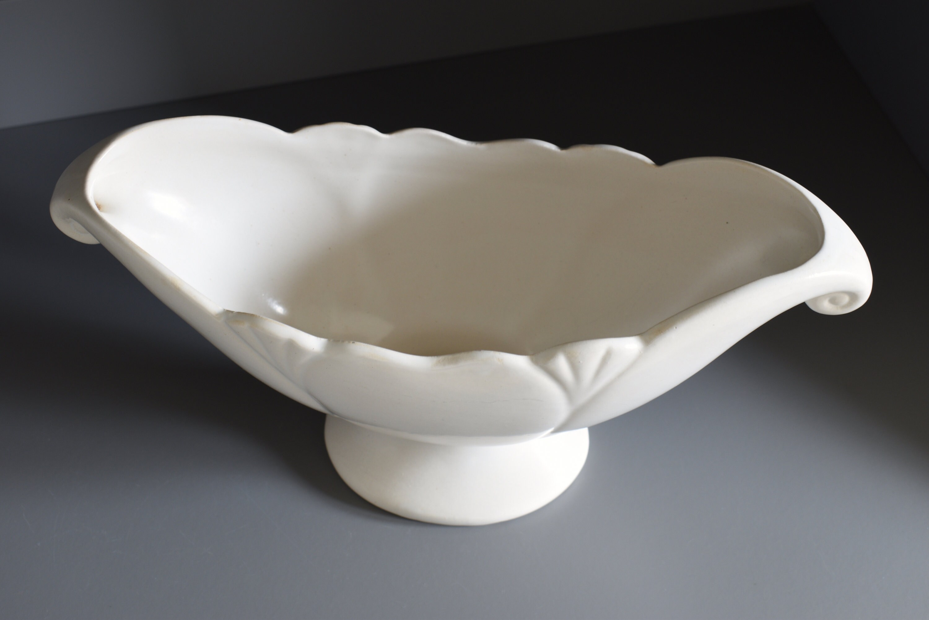 Arthur Wood UPTON White Mantle Vase Creamy White Satin Glaze - Etsy