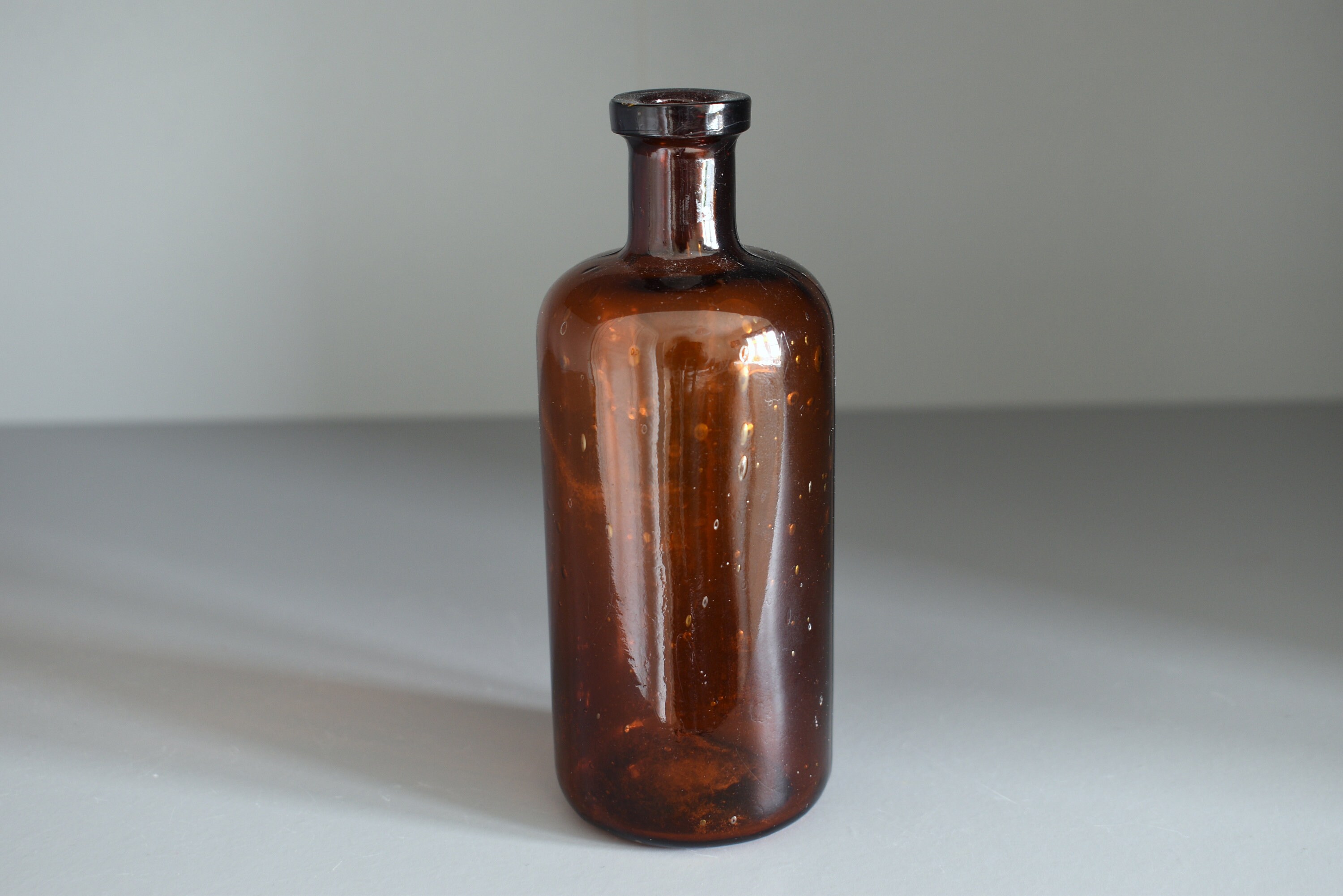 Antique Brown Amber Glass Medicinal Bottle P D & CO American - Etsy