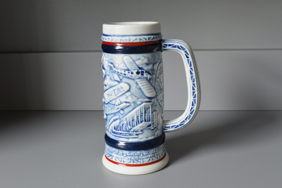 AVON Ceramic Stein 200ml, Flying Classics Avon Collectible, Moulded ...