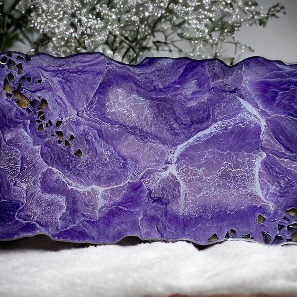 Purple Serving Tray - Etsy