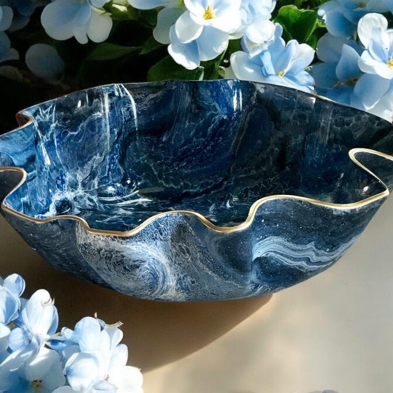 Large Wooden Bowl Epoxy - Etsy