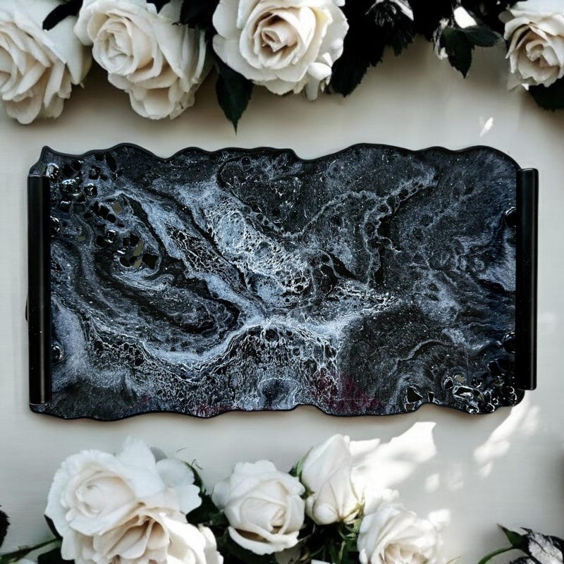 Epoxy Wood Trinket Tray - Etsy