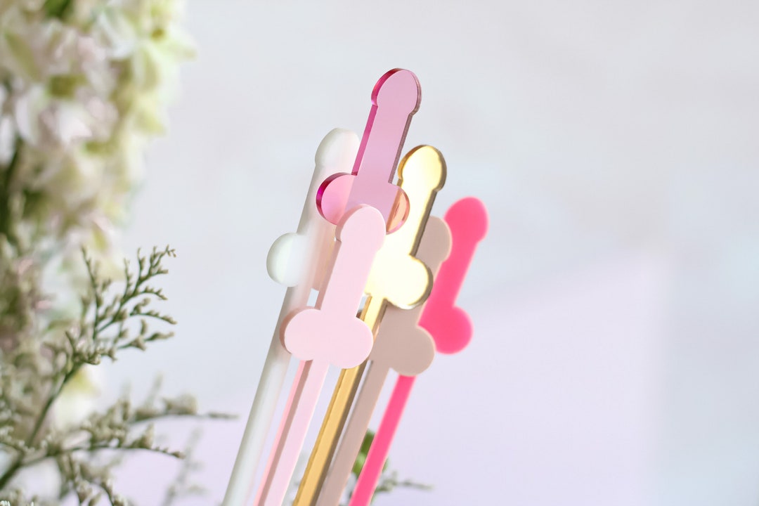 Bachelorette Party Stir Sticks Penis Stir Sticks Pink Stir Sticks ...