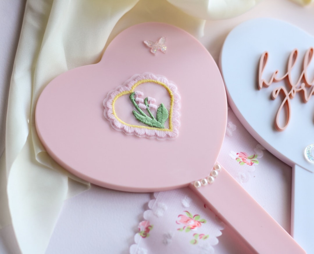 FD Original Design Hand-held Mirrors Layered With Acrylic - Etsy