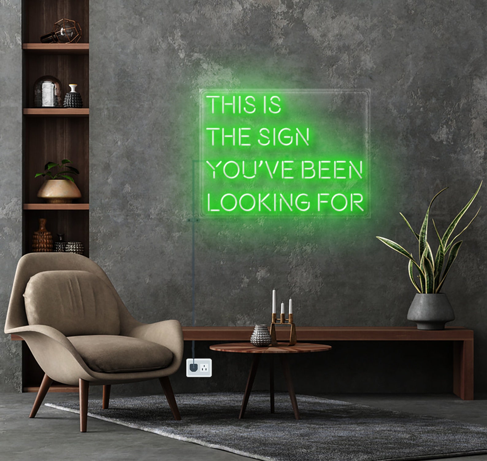 This Is The Sign Youve Been Looking For Neon Business Or Ads Etsy