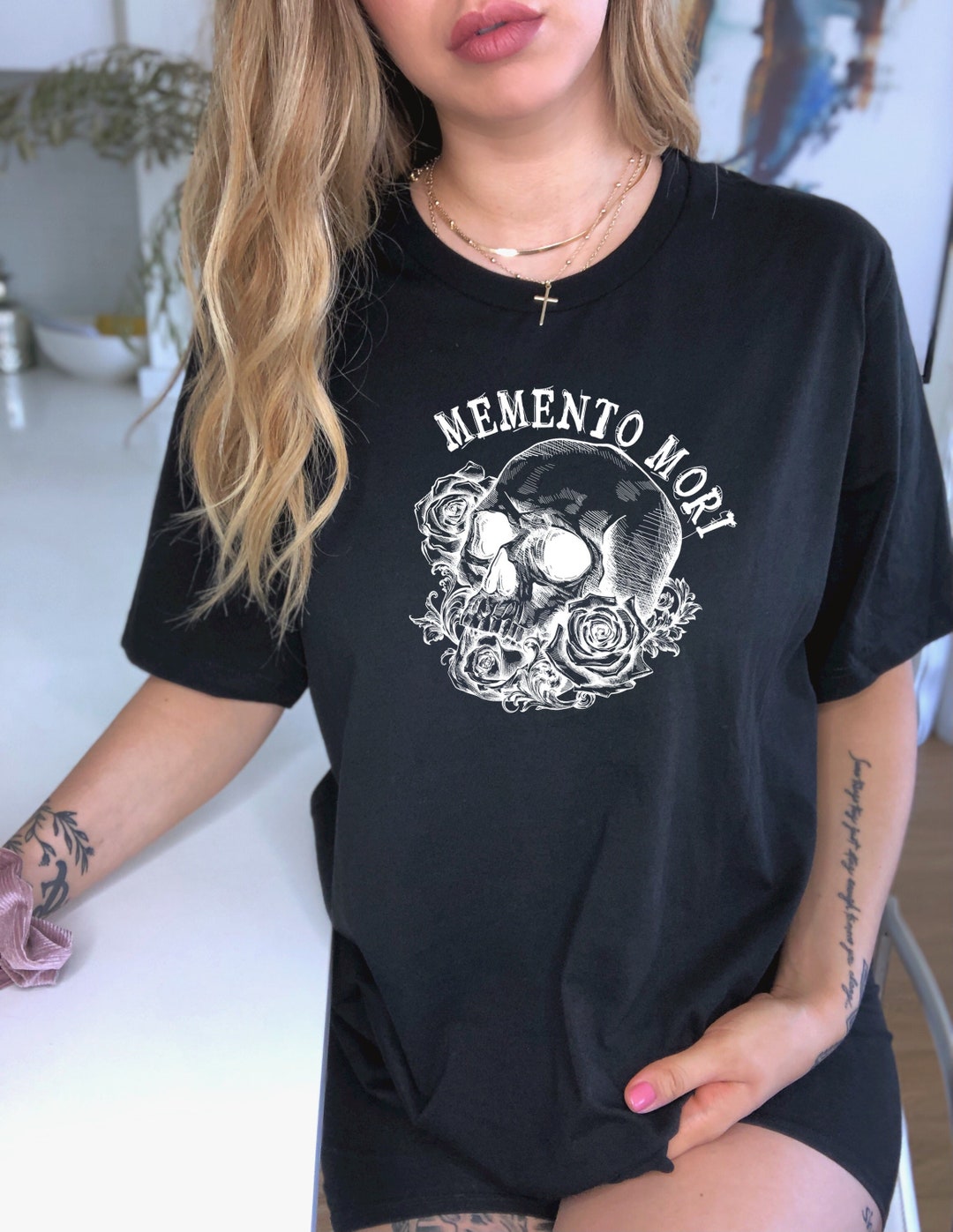 Memento Mori Shirt Emo Shirt Dark Academia Clothes Emo Clothing Alt ...