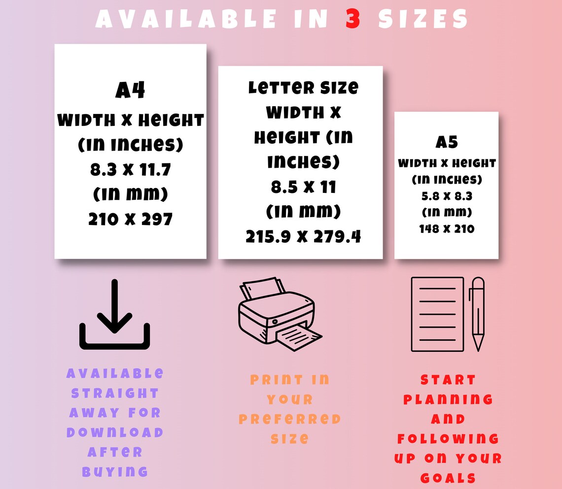 Notebook Paper Digital Download - School Paper - Lined Paper PDF ...