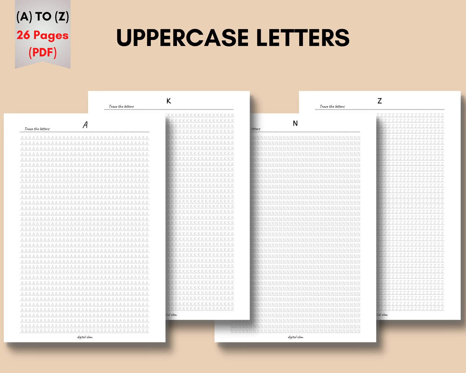 Handwriting Practice | Printable Handwriting Worksheets–58 Pages ...