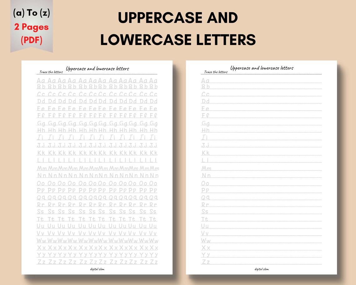 Handwriting Practice | Printable Handwriting Worksheets–58 Pages ...