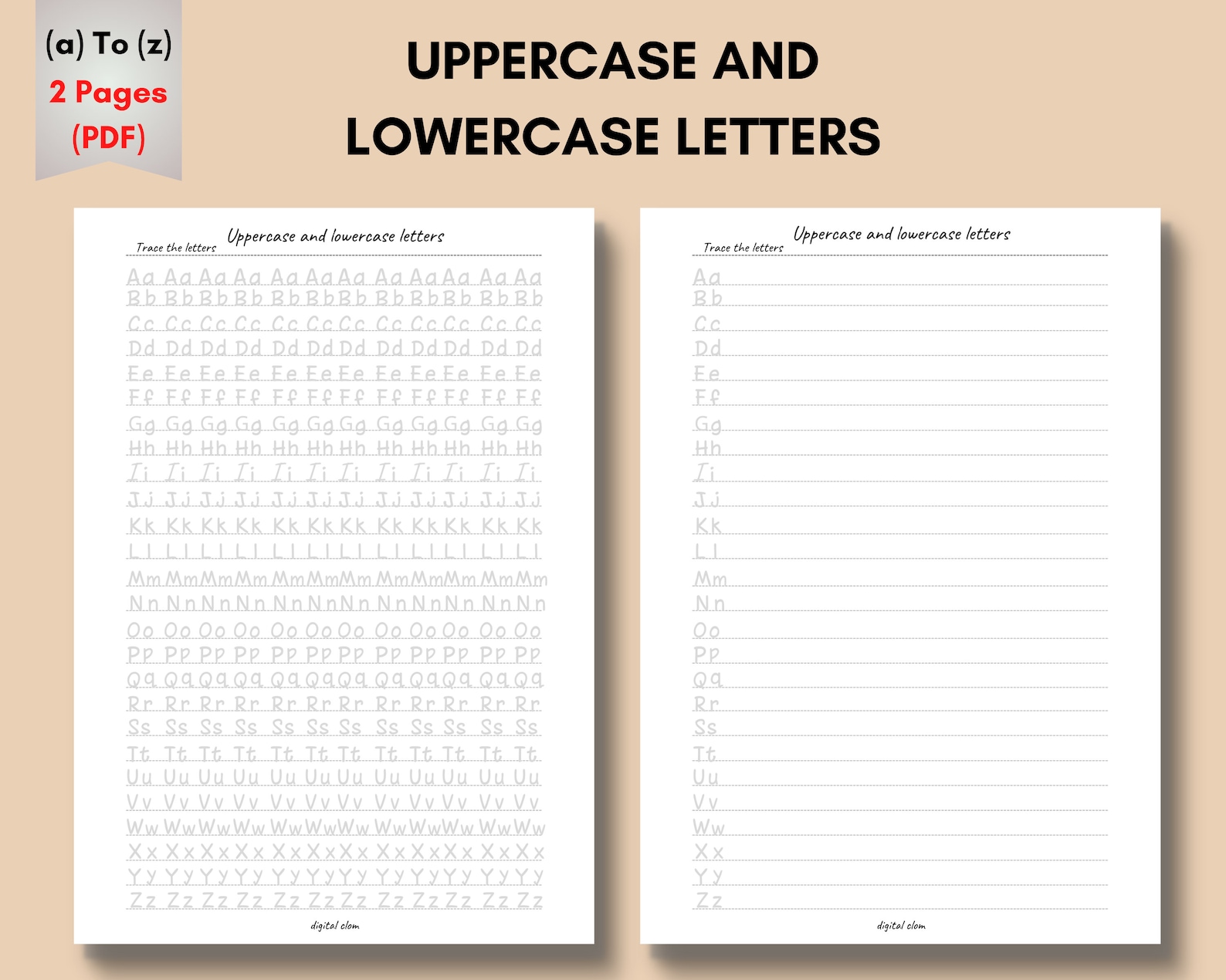 Handwriting Practice | Printable Handwriting Worksheets–58 Pages ...