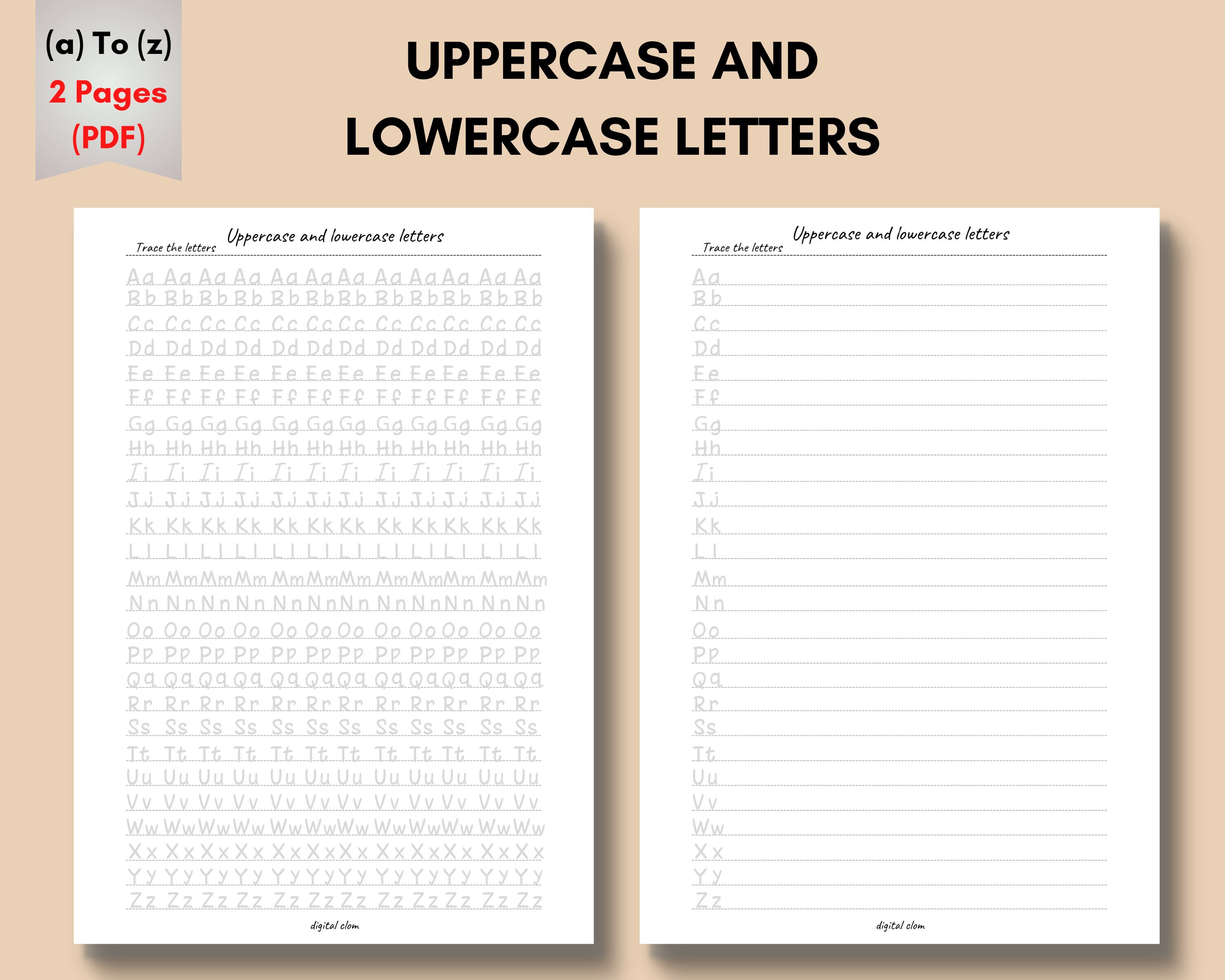 Handwriting Practice | Printable Handwriting Worksheets–58 Pages ...
