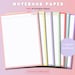 Notebook Paper Digital Download - School Paper - Lined Paper PDF ...