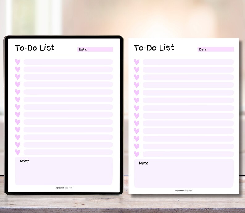 Printable to Do List, to Do List Notepad, Printable Todo List ...