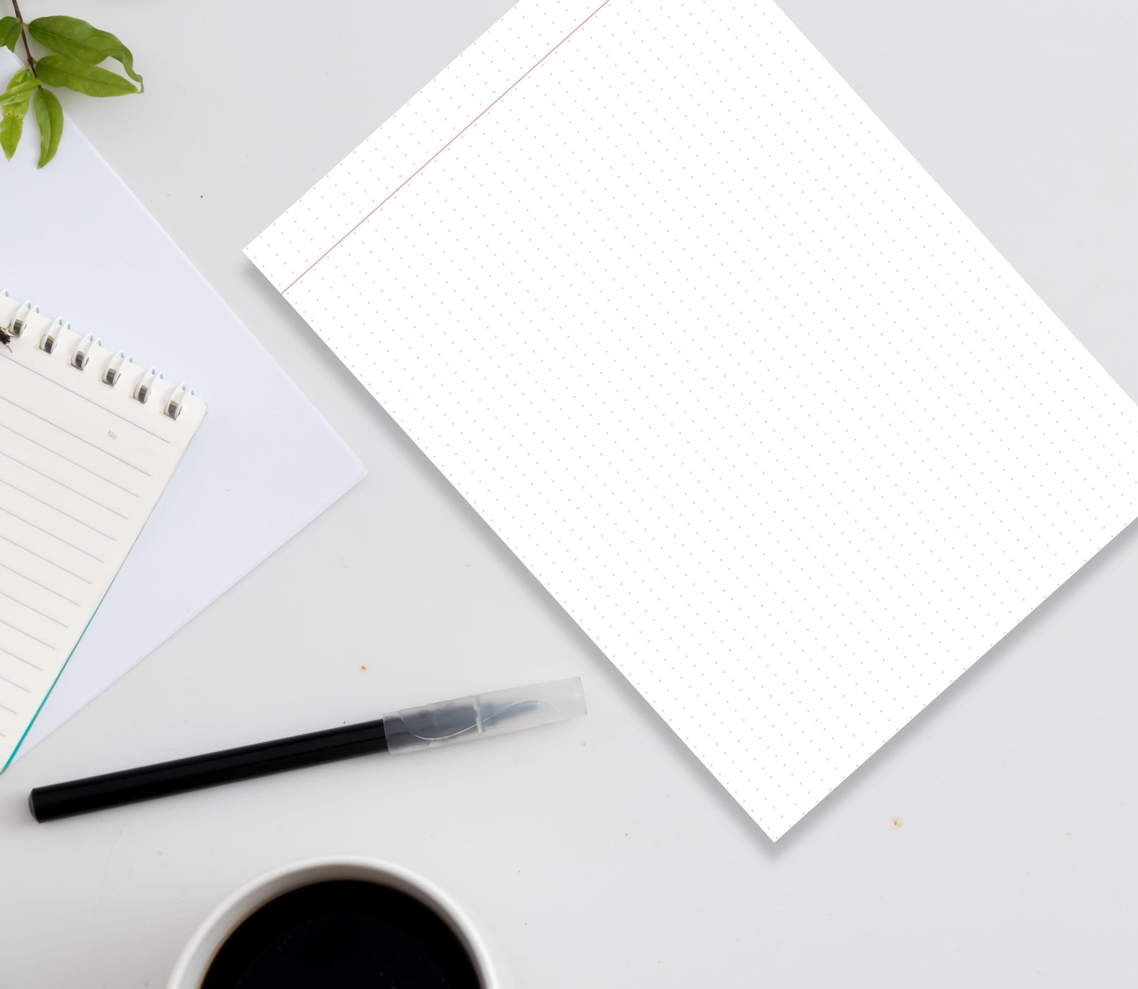 Horizontal Notebook Paper Digital Download, School Paper, Horizontal ...