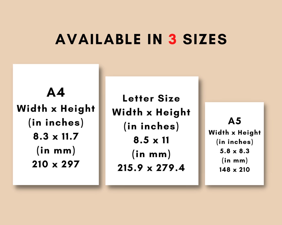 Notebook Paper Digital Download, School Paper, Lined Paper PDF ...