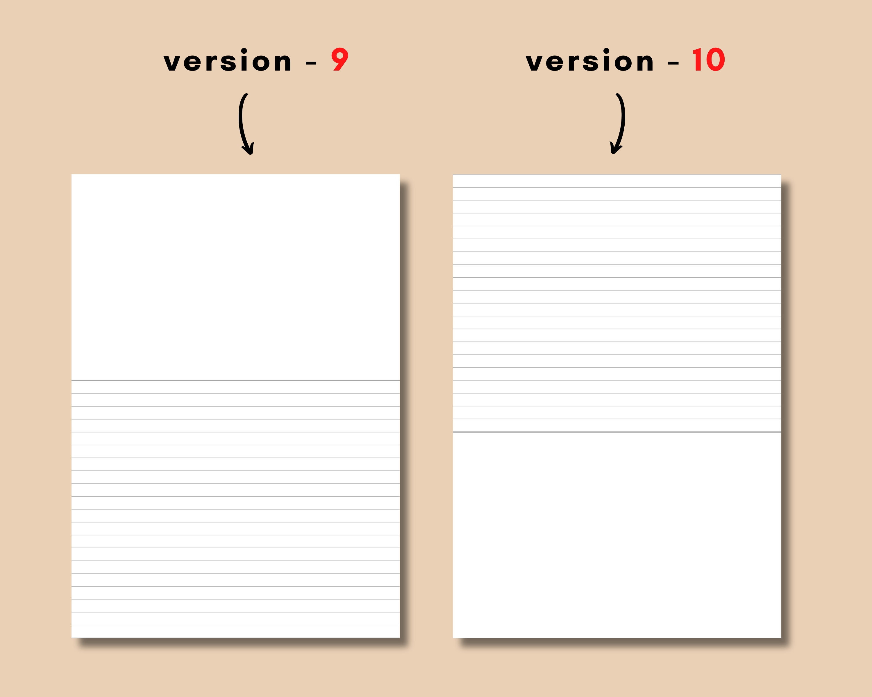 Notebook Paper Digital Download, School Paper, Lined Paper PDF ...