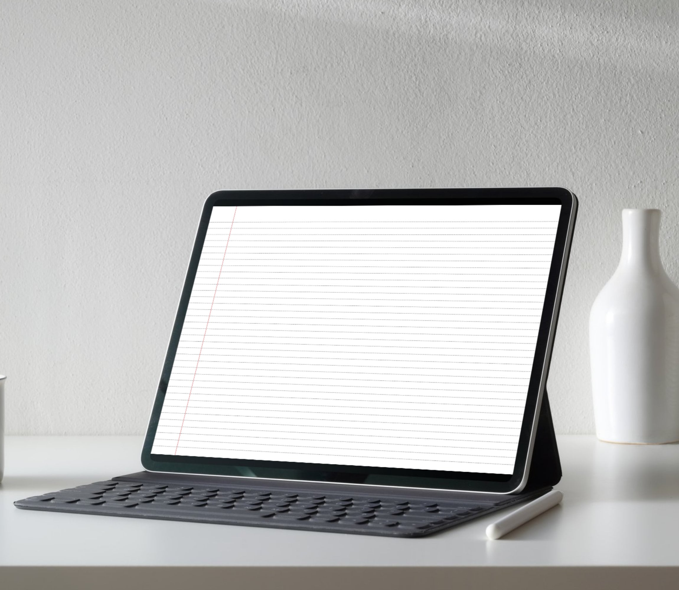 Horizontal Notebook Paper Digital Download, School Paper, Lined Paper ...