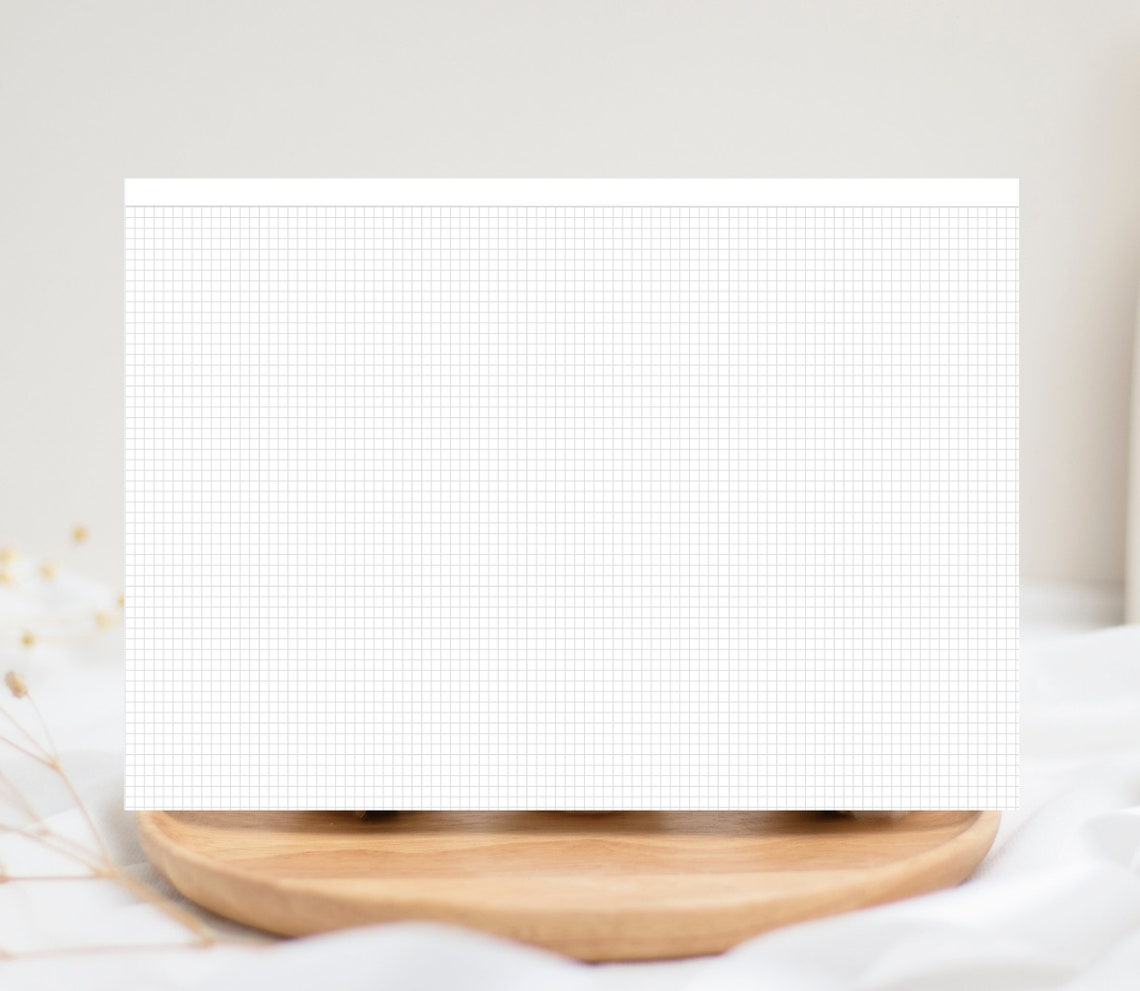 Horizontal Notebook Paper Digital Download, School Paper, Horizontal ...