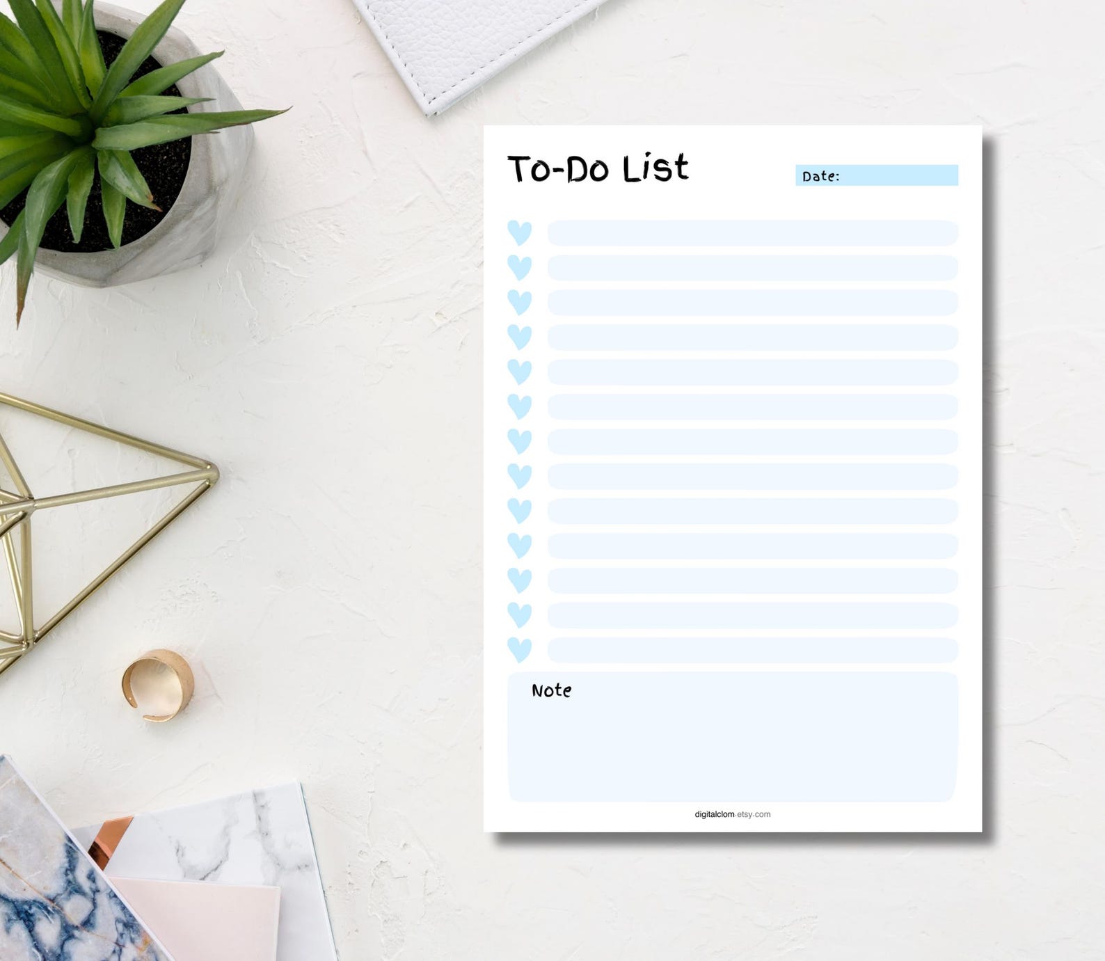Printable To-do List: Task List Template (PDF Download) - Etsy
