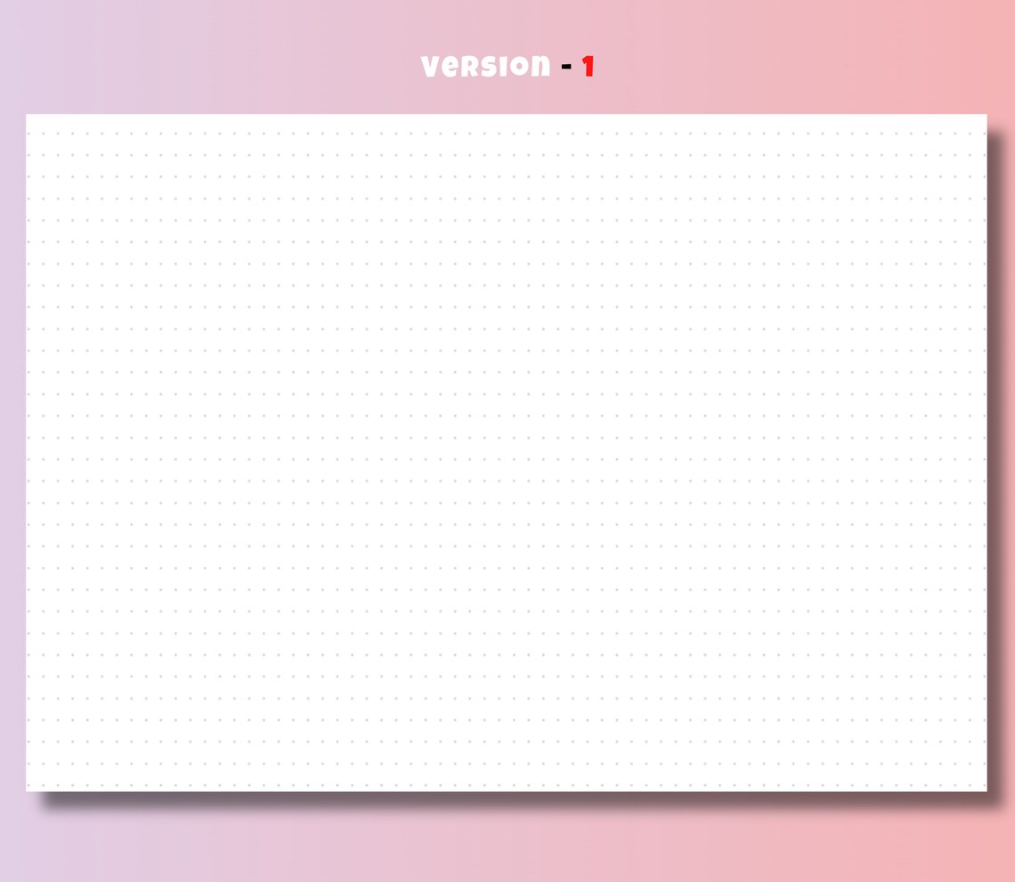 Horizontal Notebook Paper Digital Download, School Paper, Horizontal ...