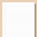 Printable Lined Notebook Paper: A5, A4, Letter Size (PDF Digital ...