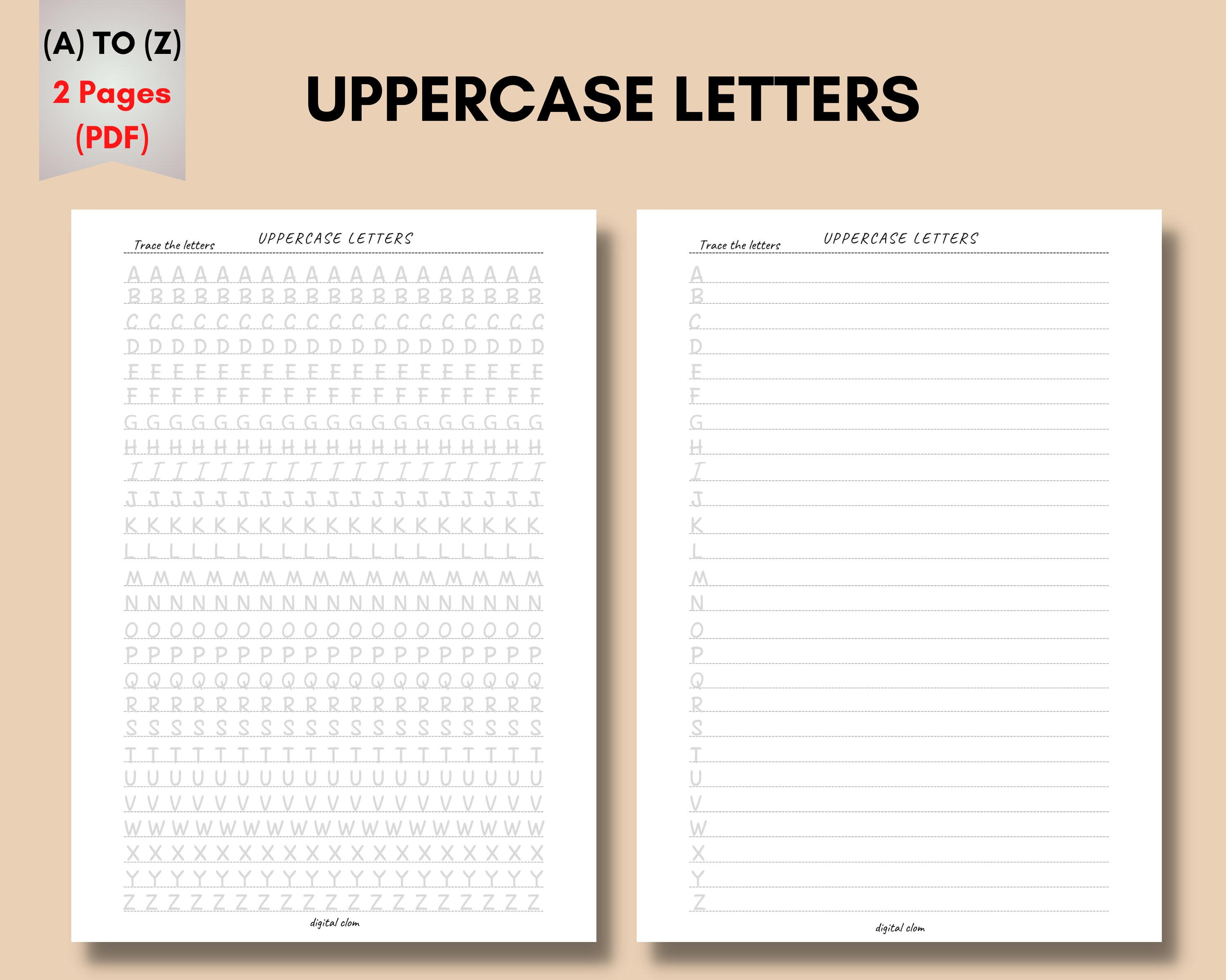 Handwriting Practice | Printable Handwriting Worksheets–58 Pages ...