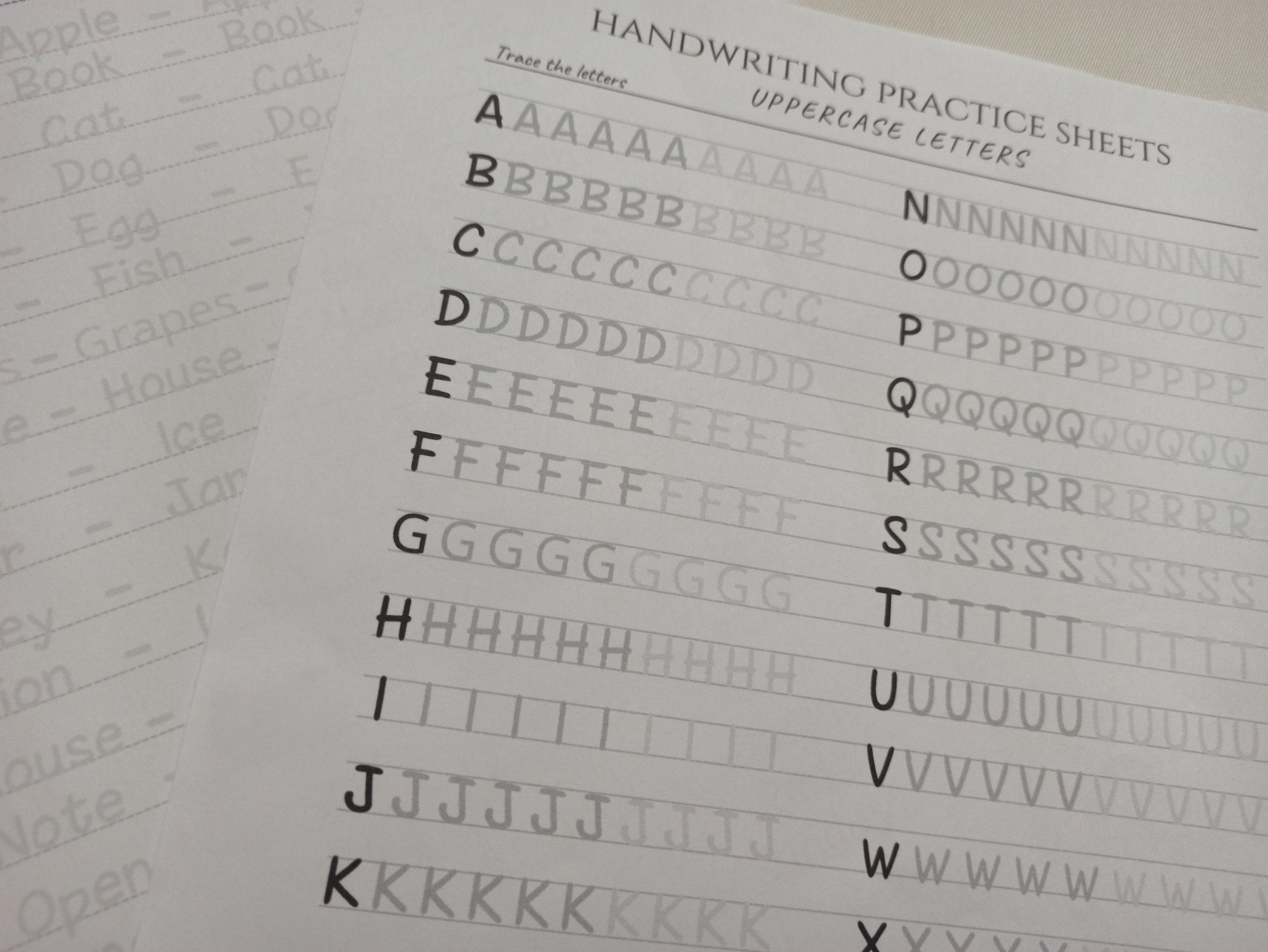 Printable Handwriting Worksheets–6 Pages | Handwriting Practice ...