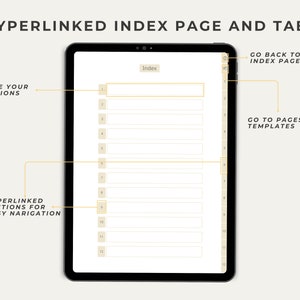 Student Notebook, Digital Notebook Hyperlinks, Goodnotes Notebook ...