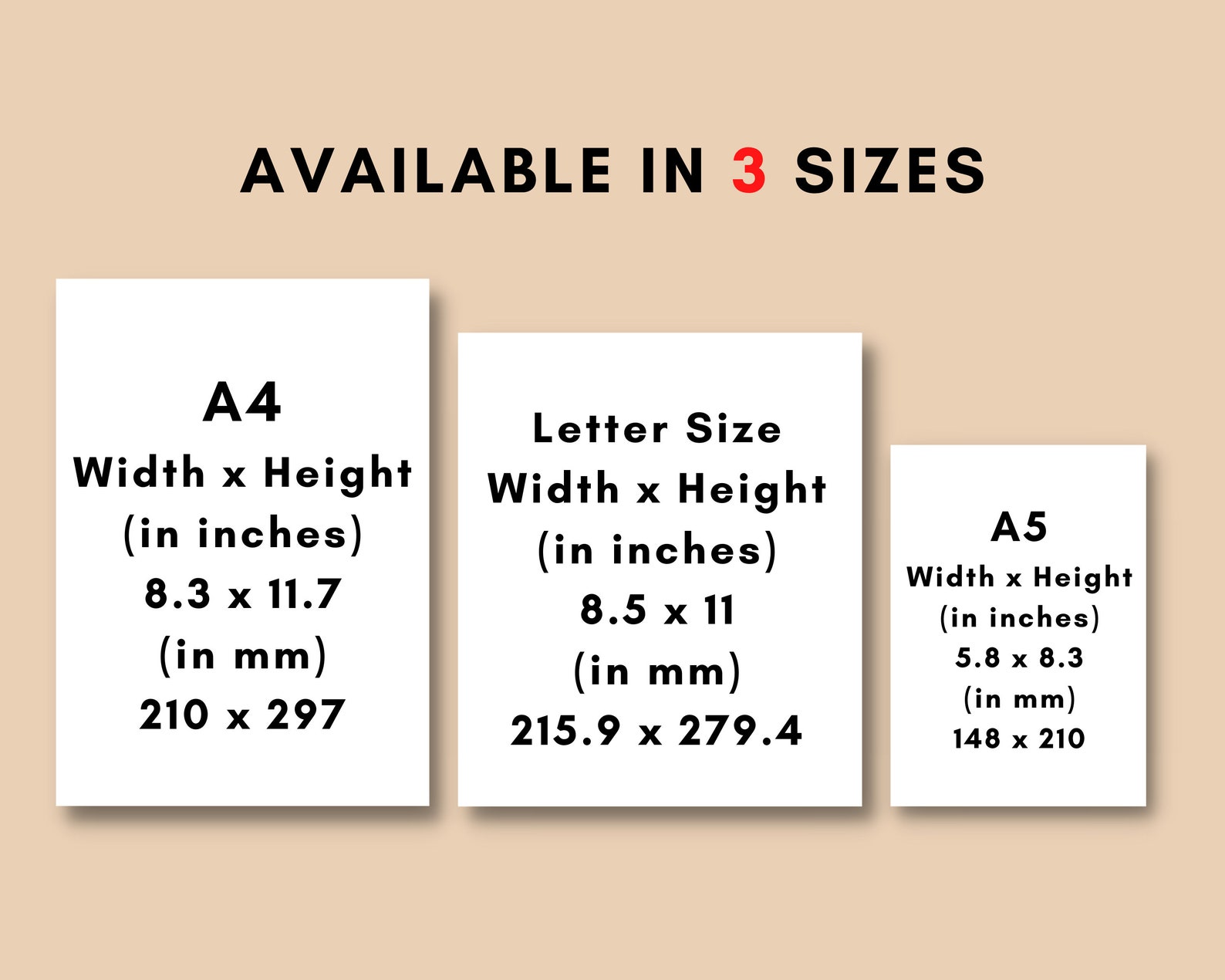 Notebook Paper Digital Download - School Paper - Lined Paper PDF ...