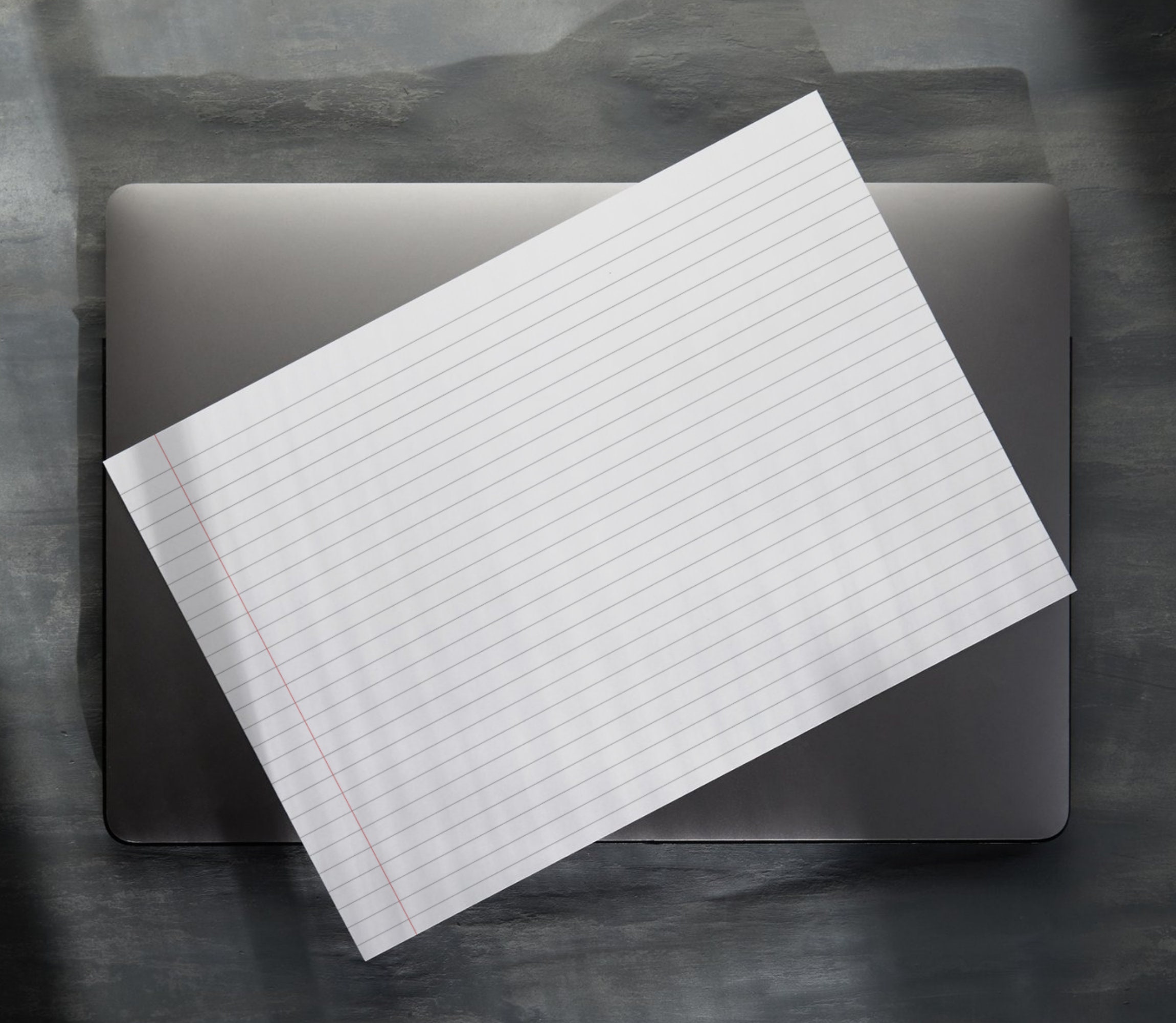 Horizontal Notebook Paper Digital Download, School Paper, Lined Paper ...