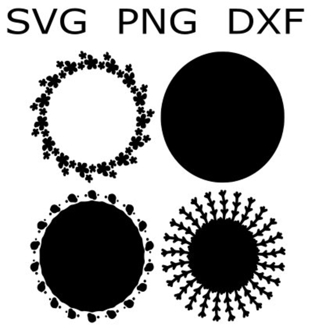 Circles SVG | Circles | SVG | Decorative | Spirals | Abstract | Flowers ...
