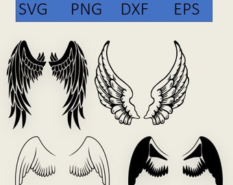 Flying Angel Svg - Etsy