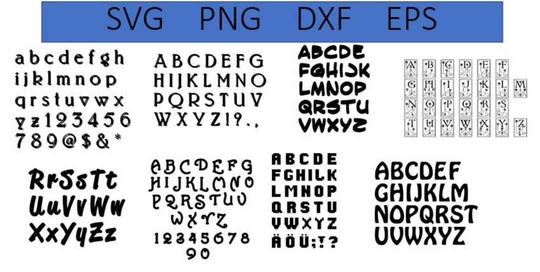 Alphabet SVG | Letters | Uppercase | Lowercase | Alphabet Bundles ...