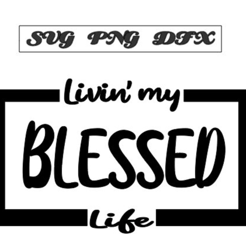 Blessed Svg - Etsy