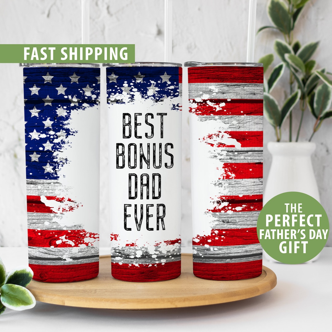 Bonus Dad Tumbler for Fathers Day Gift for Bonus Dad Gift for Step Dad ...