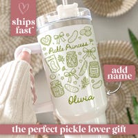 Pickles Engraved Stanley Cup and Other Generic Brands. 30oz and 40oz ...