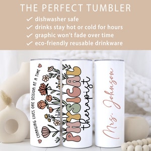 Personalized Physical Therapy Gift for Physical Therapist Tumbler ...