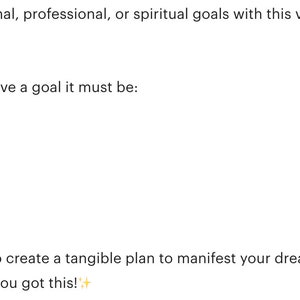 SMART Goals Worksheet - Beige - Etsy